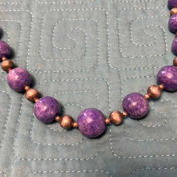 Karla Jordan | Jewelry | Vintage Karla Jordan Purplesilver Beaded ...
